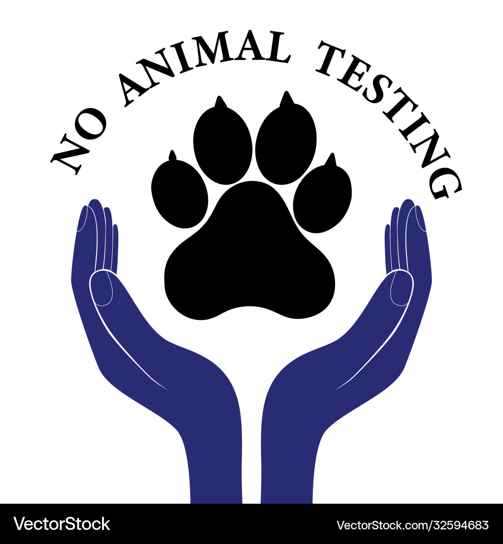 Animal Welfare Support Sign Royalty Free Vector Image