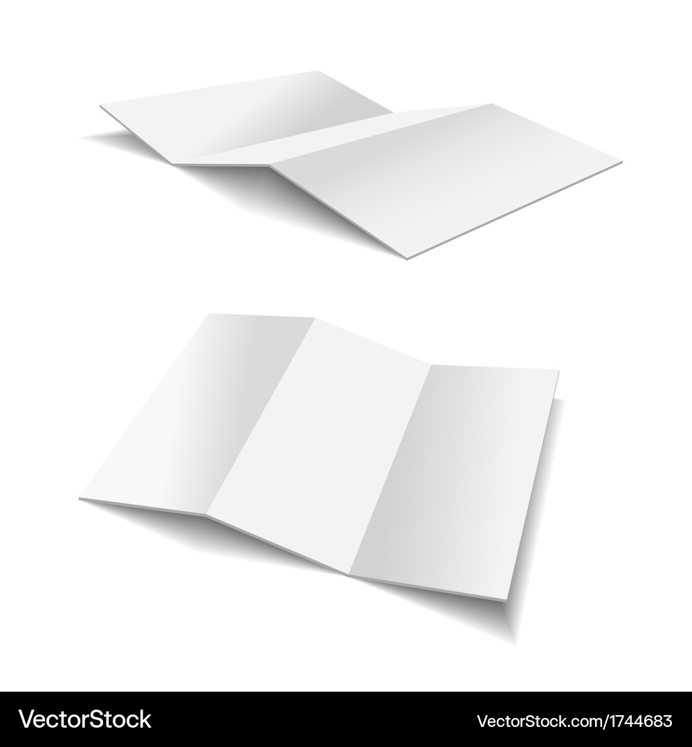 Folded paper Royalty Free Vector Image - VectorStock