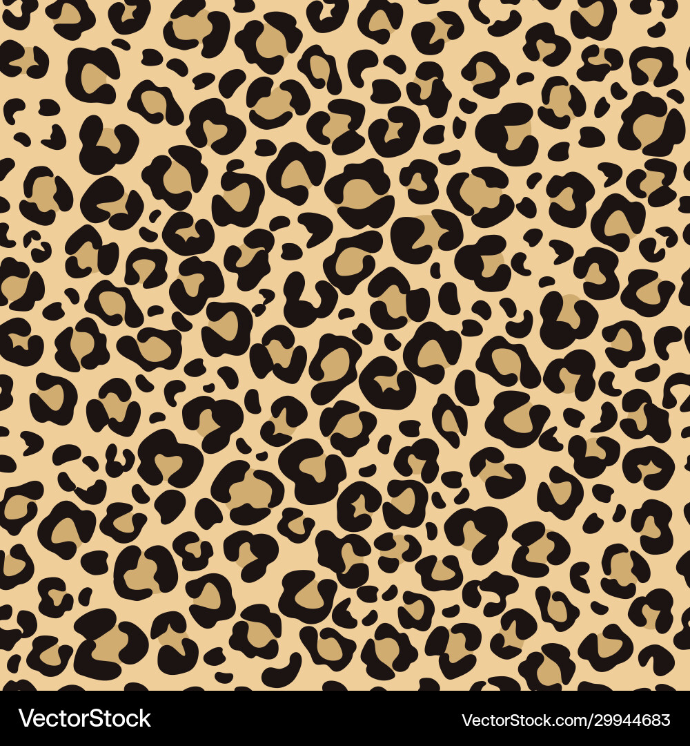 Leopard Skin Pattern Royalty Free Vector Image