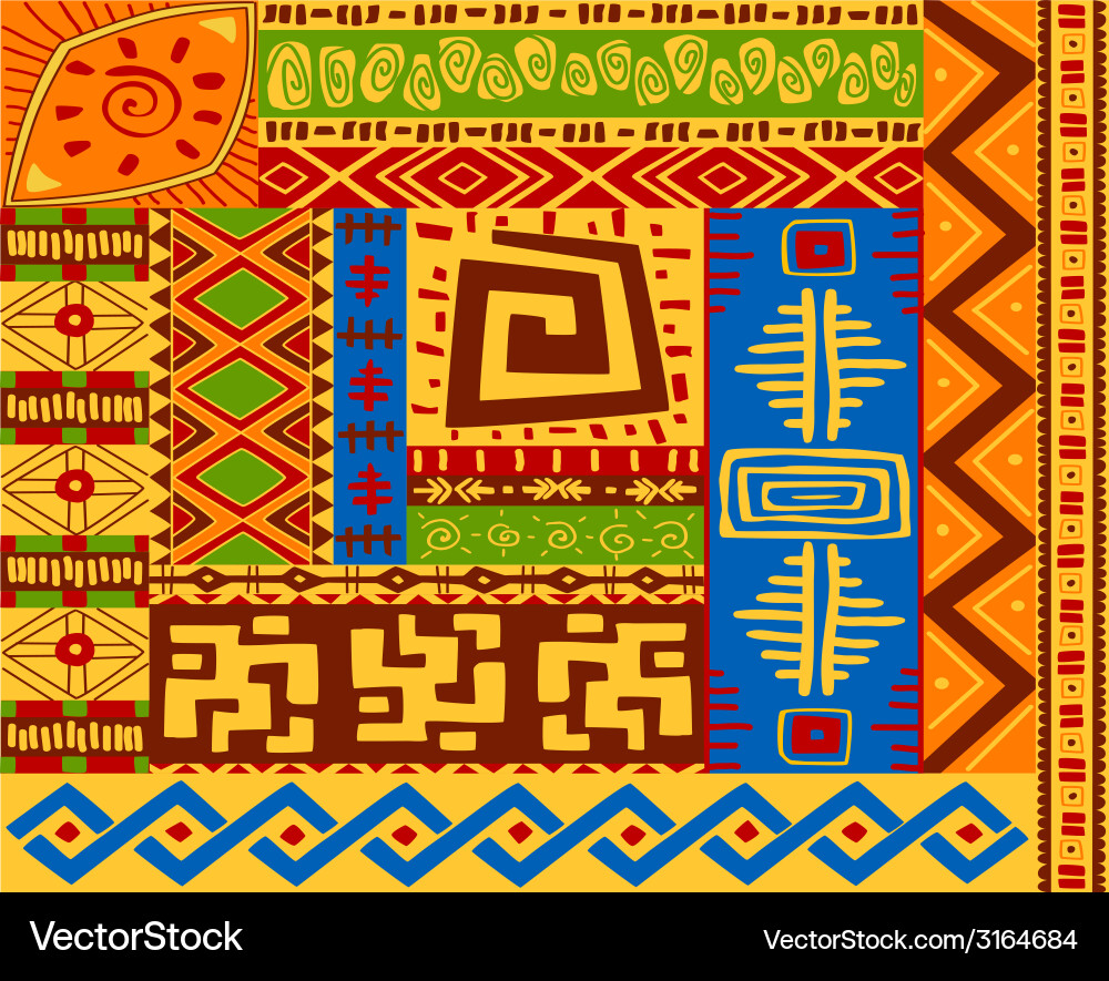 Ethnic patterns Royalty Free Vector Image - VectorStock