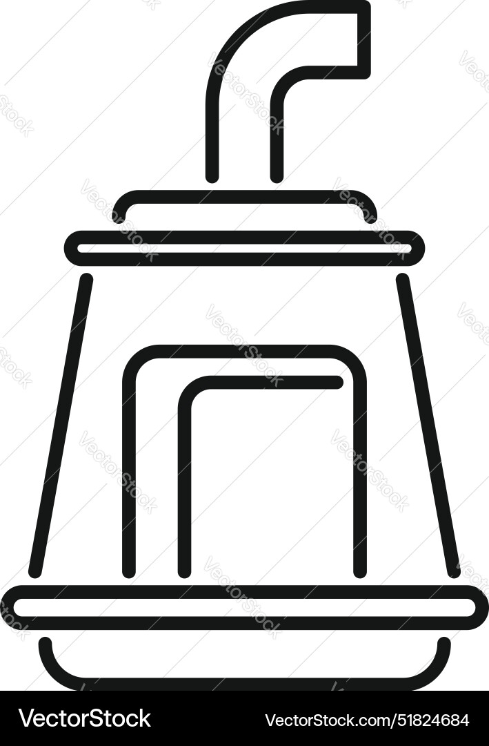 Modern bioreactor being used for growing Vector Image