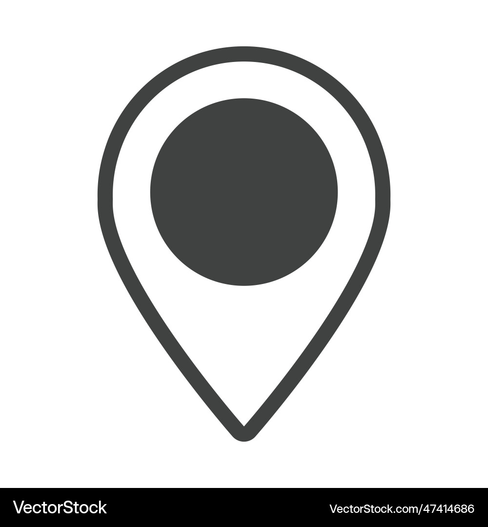 Map logo location Royalty Free Vector Image - VectorStock