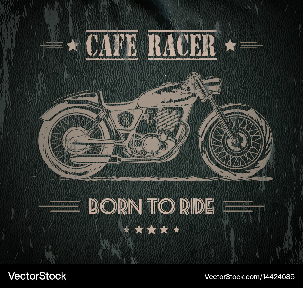 Motorcycle graphic banner Royalty Free Vector Image