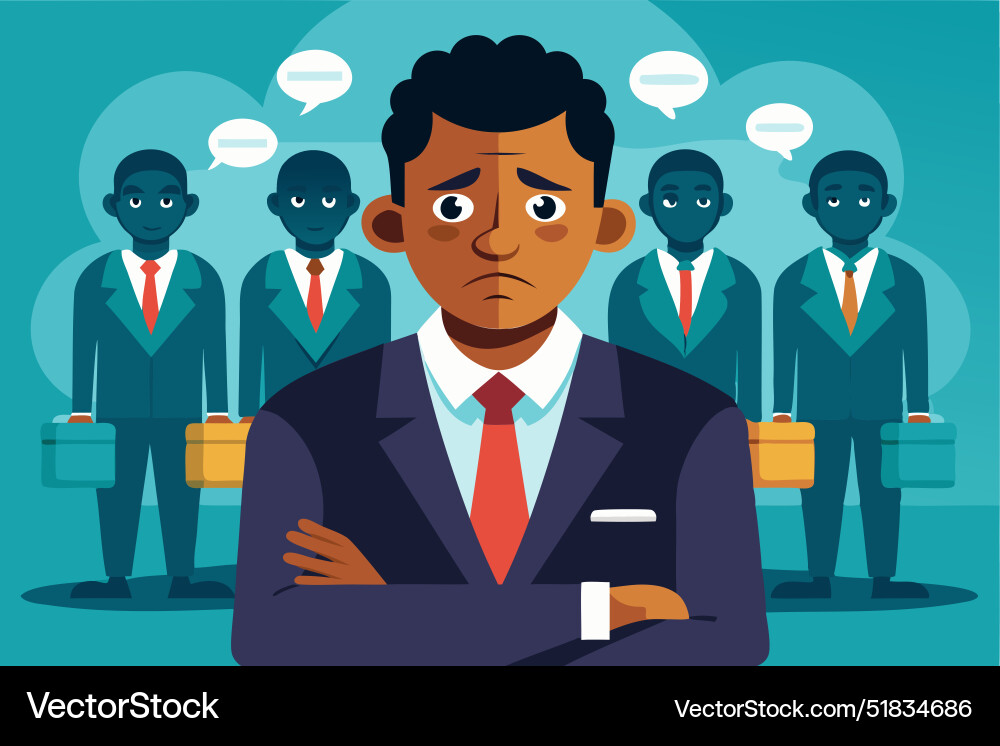 Overlooked talent workplace bias Royalty Free Vector Image