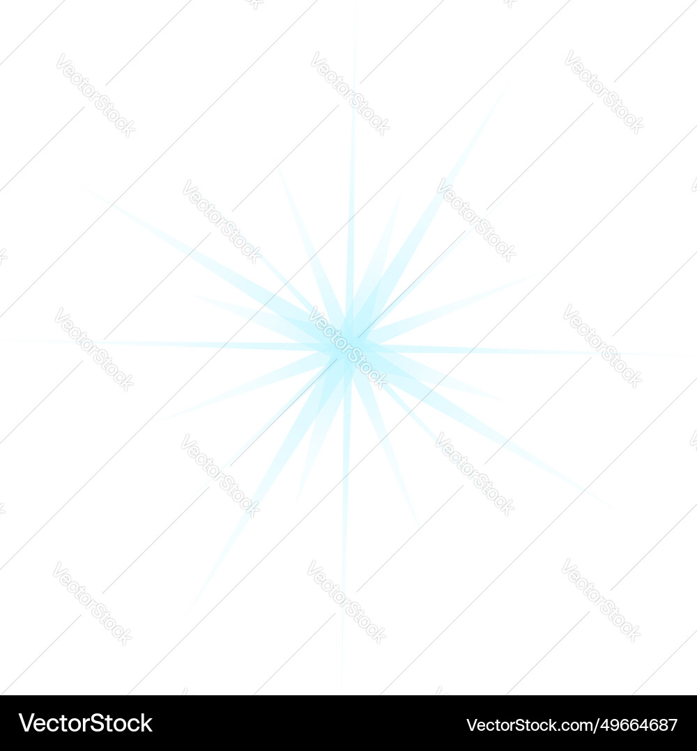 Glowing glare star Royalty Free Vector Image - VectorStock
