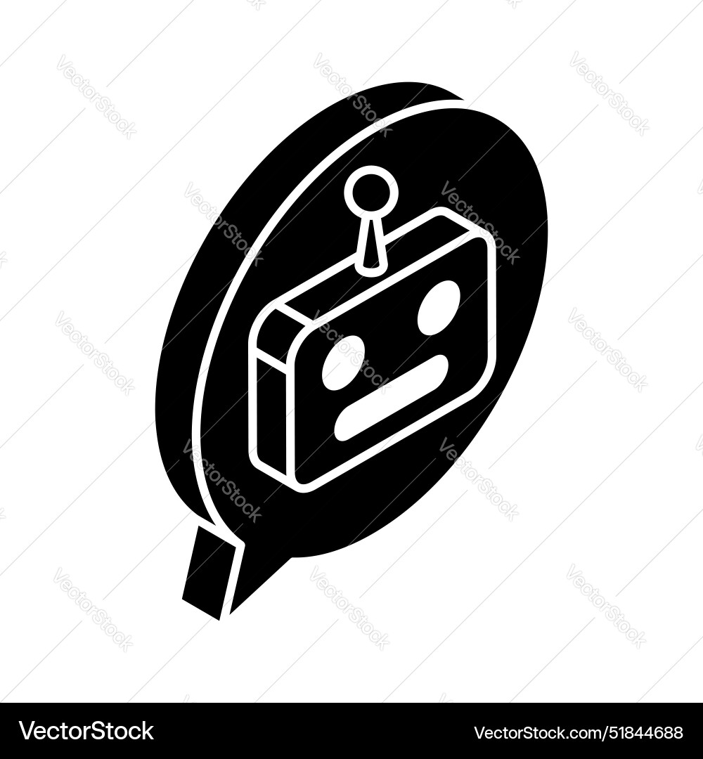 Chat bot Royalty Free Vector Image - VectorStock