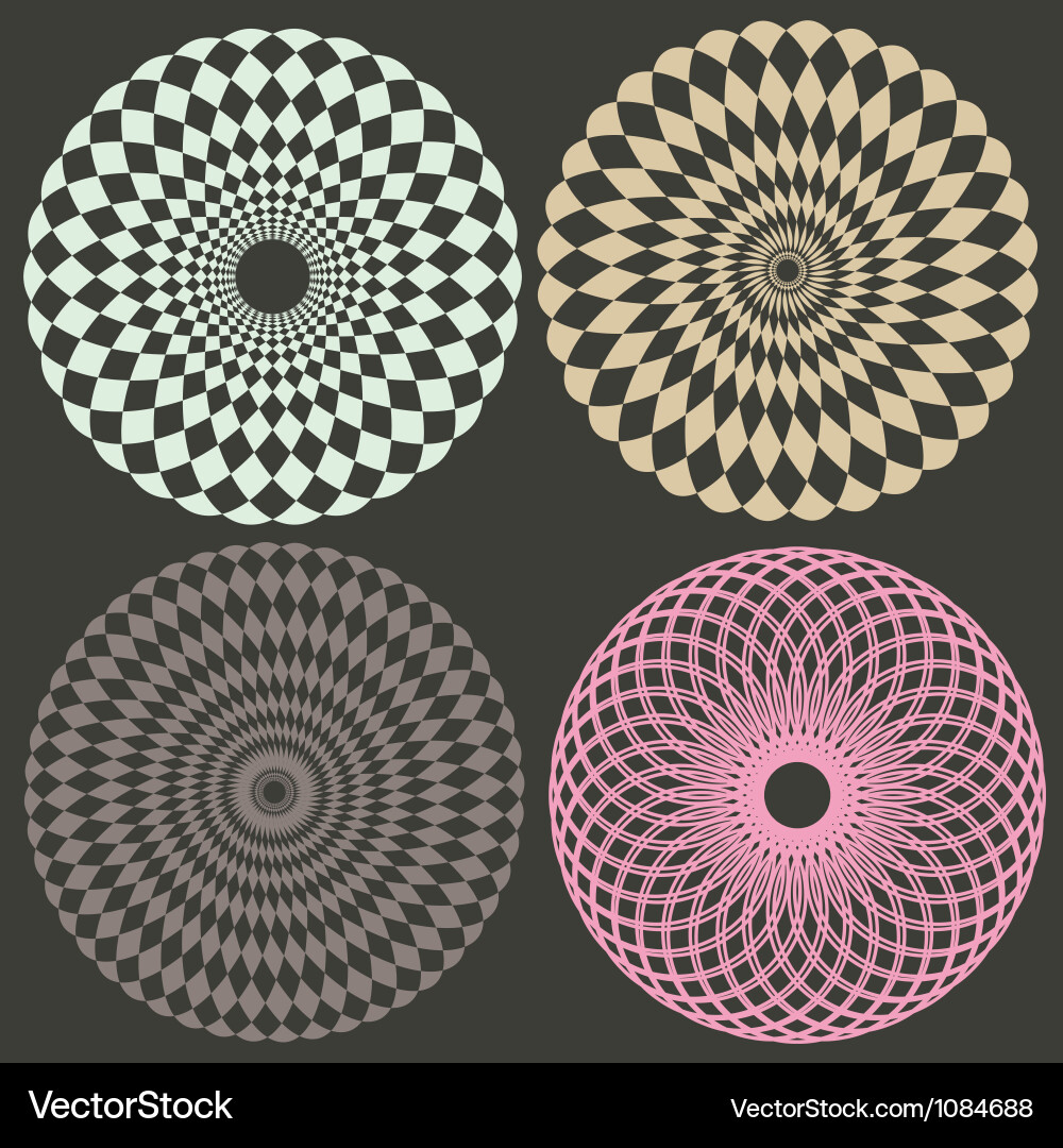 Optical collection Royalty Free Vector Image - VectorStock