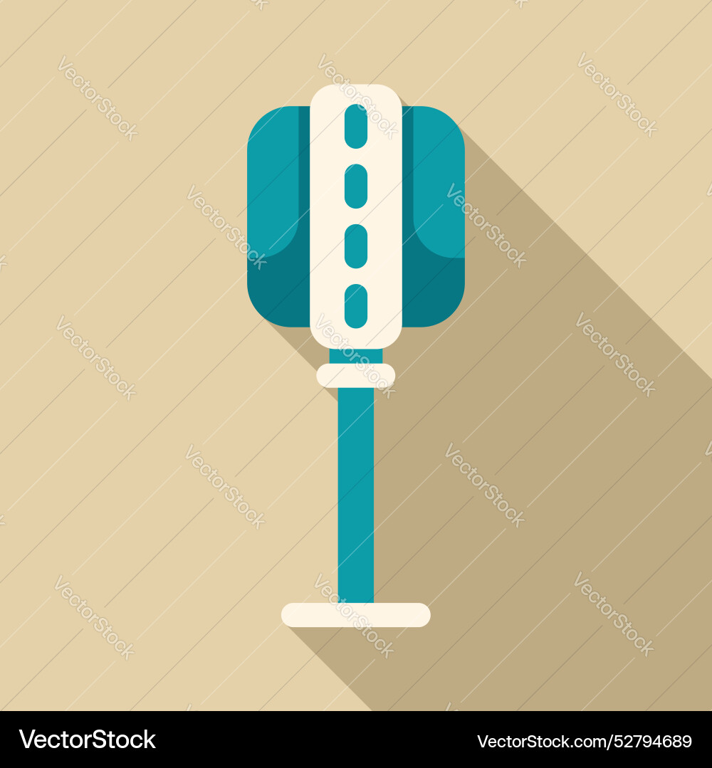 Professional studio microphone is standing Vector Image