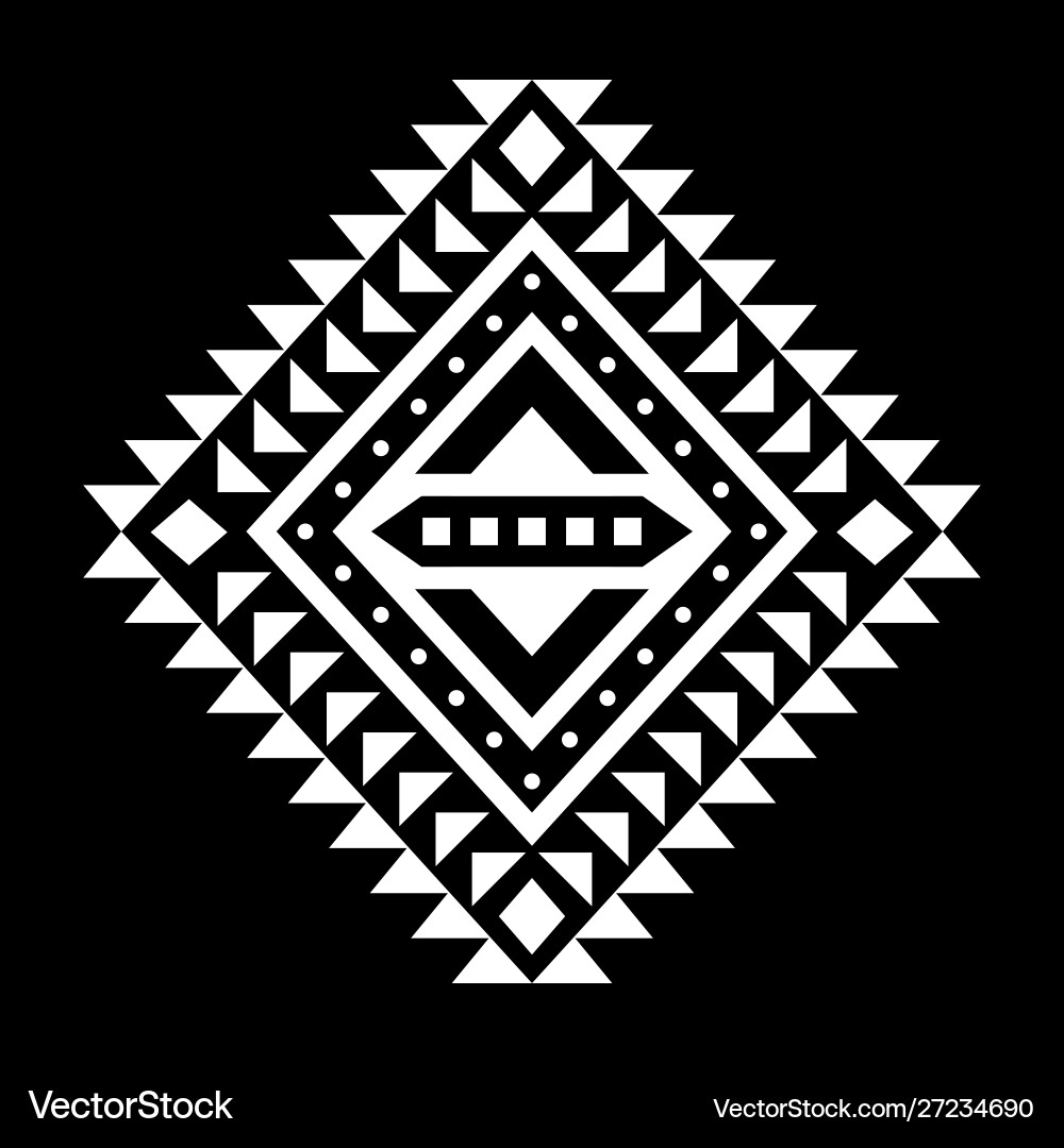 Aztec element Royalty Free Vector Image - VectorStock