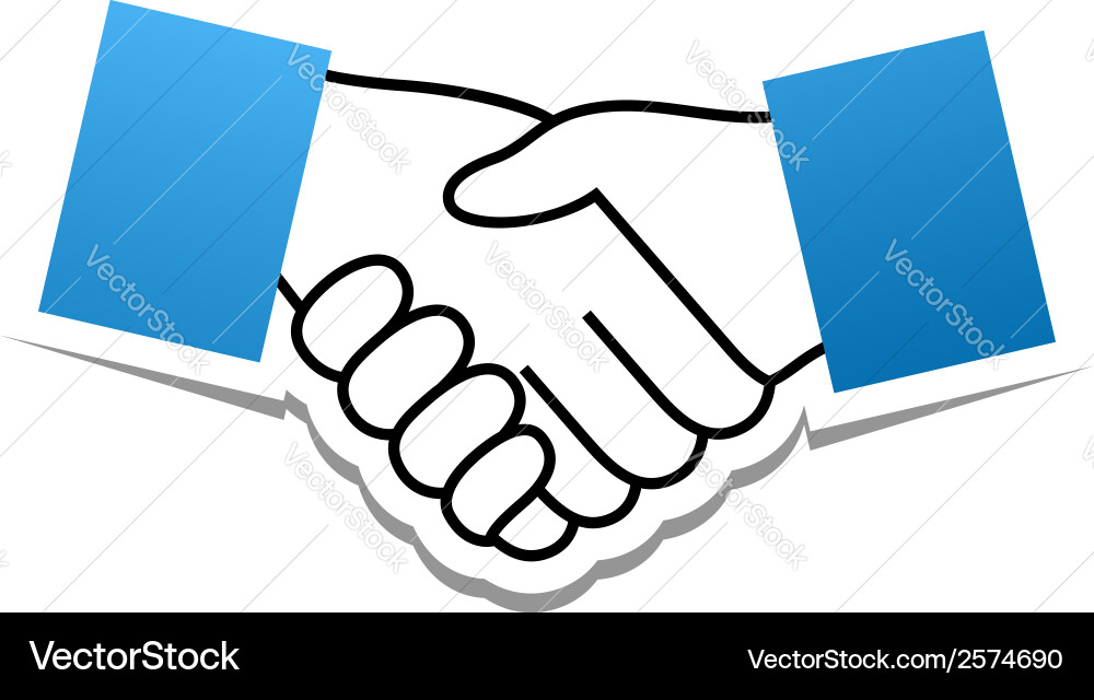 Handshake Royalty Free Vector Image - VectorStock