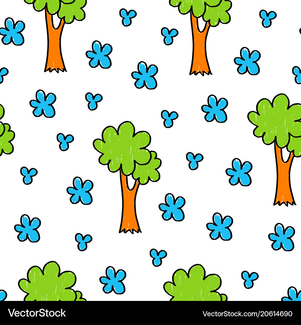 Kids pattern Royalty Free Vector Image - VectorStock