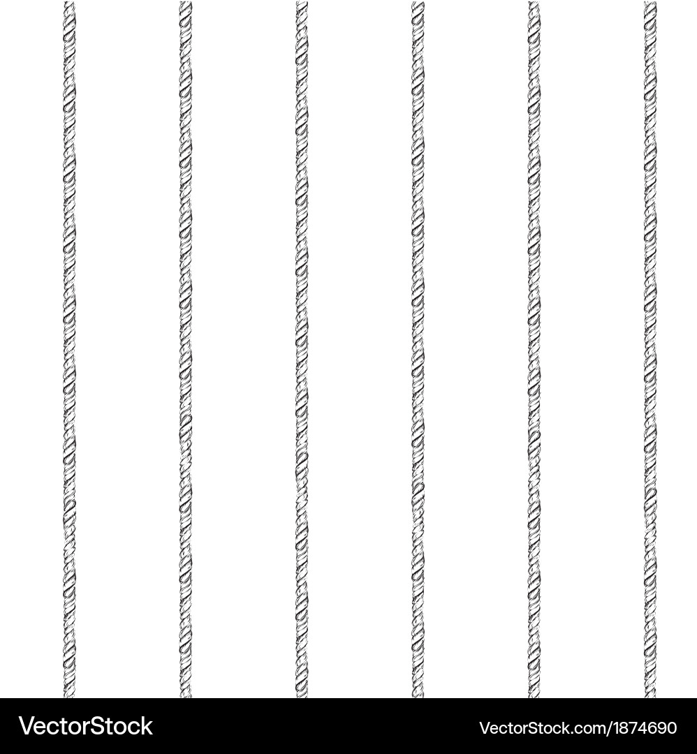 Ropes seamless pattern Royalty Free Vector Image