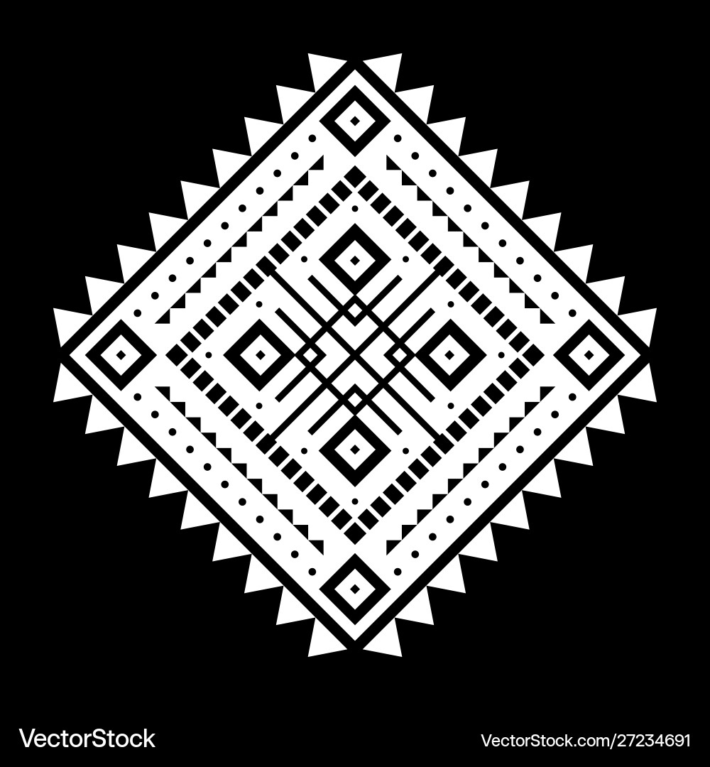 Aztec element Royalty Free Vector Image - VectorStock