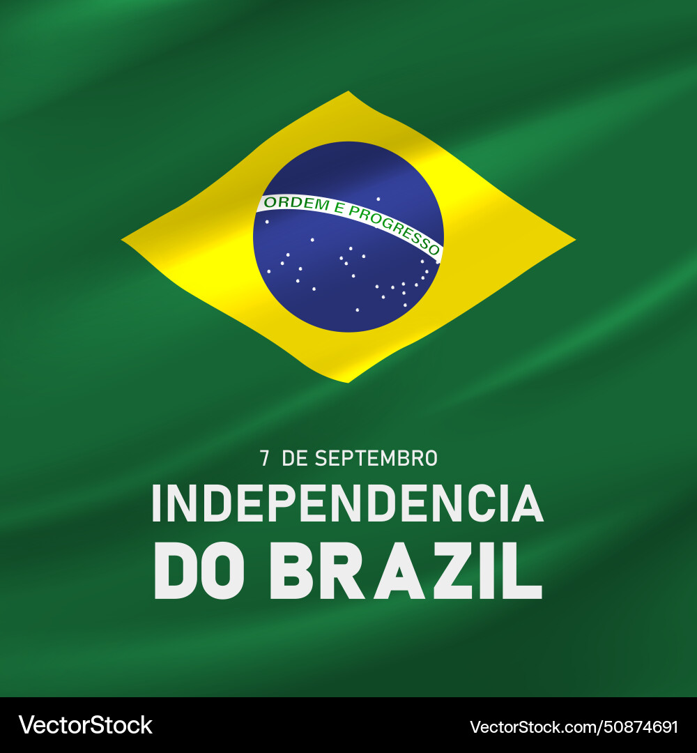 Brazil national day Royalty Free Vector Image - VectorStock