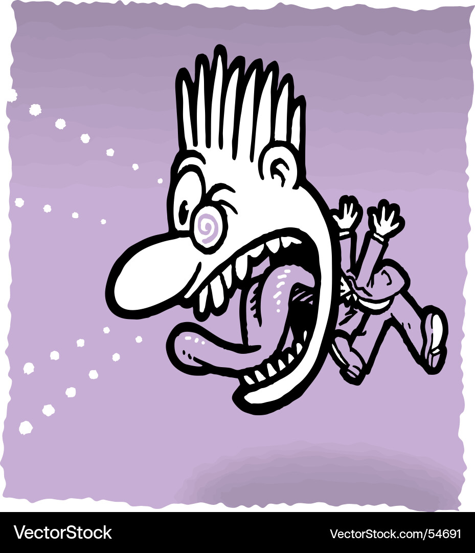 Freak out Royalty Free Vector Image - VectorStock