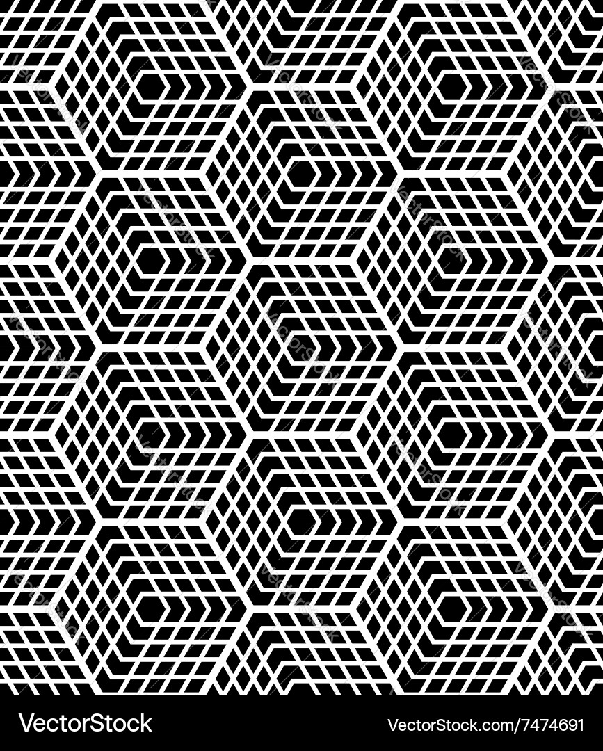 Geometric Op Art Latticework Royalty Free Vector Image