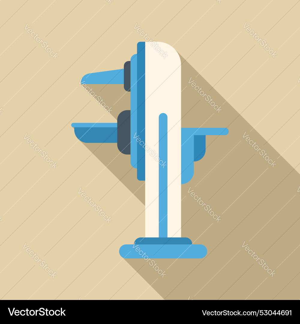 Mammography machine scaning device for breast Vector Image