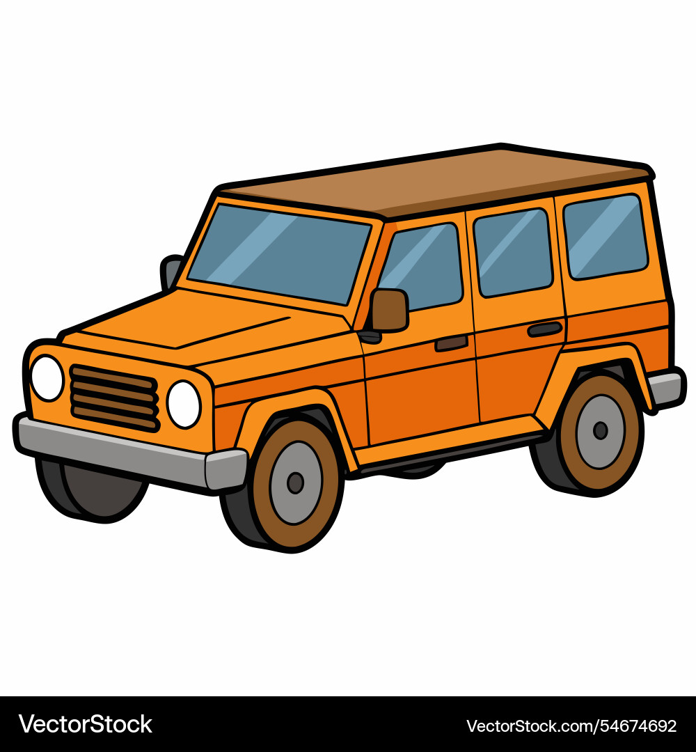 Mercedes car flat design Royalty Free Vector Image