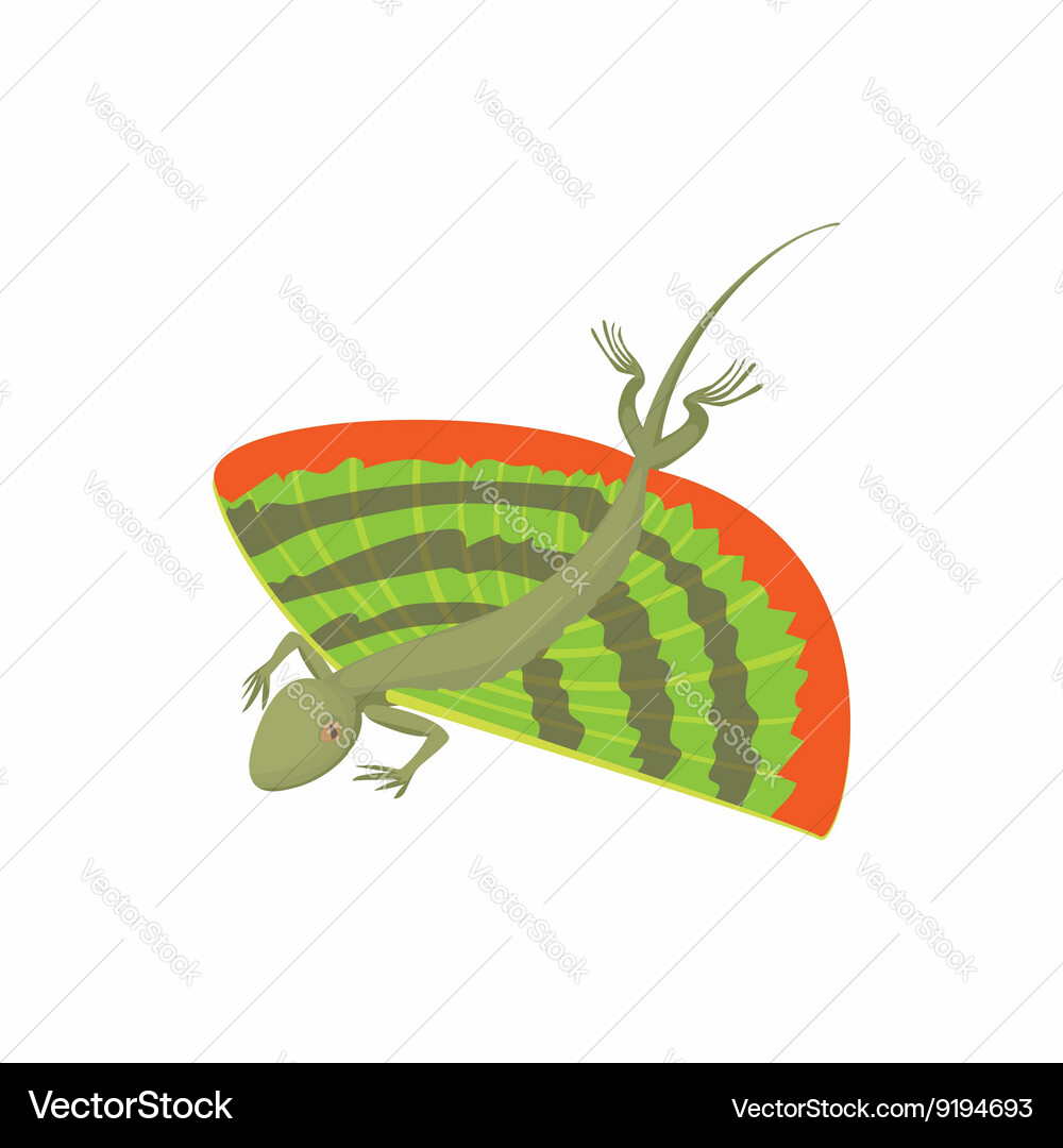Lizard icon cartoon style Royalty Free Vector Image