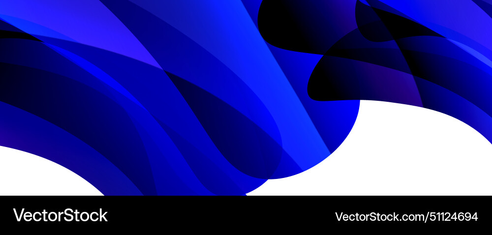 Azure and violet wave pattern swaying in the wind Vector Image