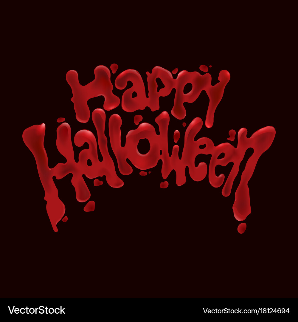 Halloween Splatter Royalty Free Vector Image - VectorStock