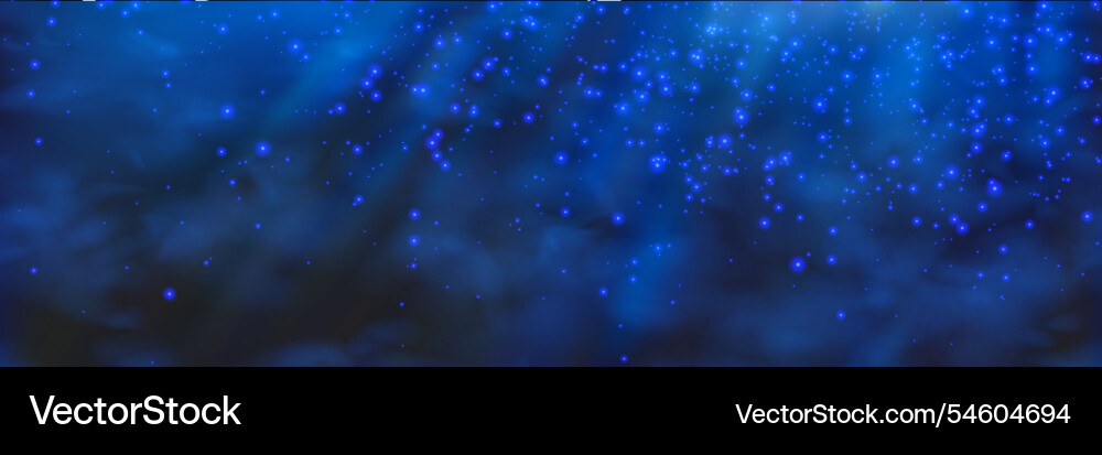 Under water soft dark blue gradation bg with Vector Image