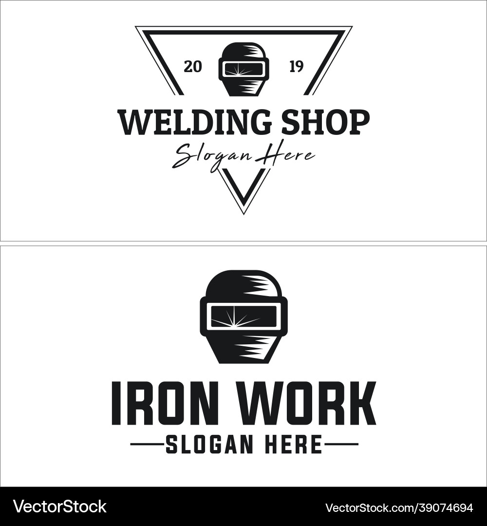 Welding Logo - Iron Triangle Royalty Free Vector Image
