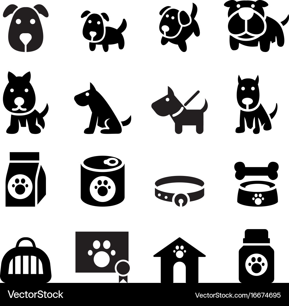 Dog icon Royalty Free Vector Image - VectorStock