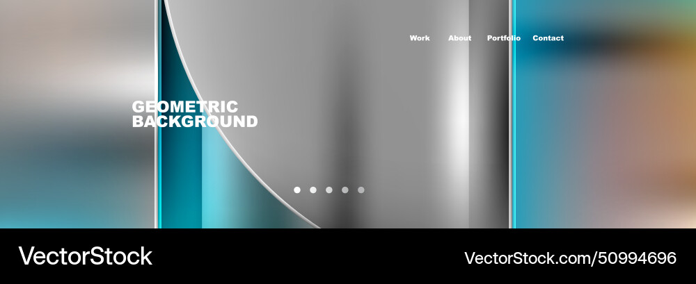 A geometric background with an electric blue Vector Image