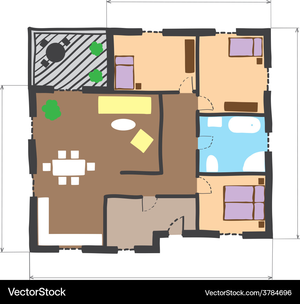 Free Floor Plan Vector Images (over 270)