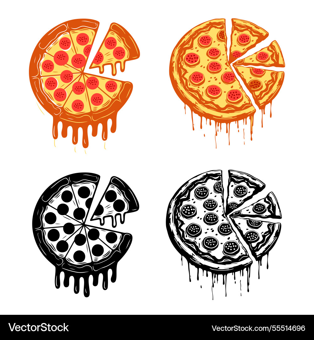 Pizza Royalty Free Vector Image - VectorStock
