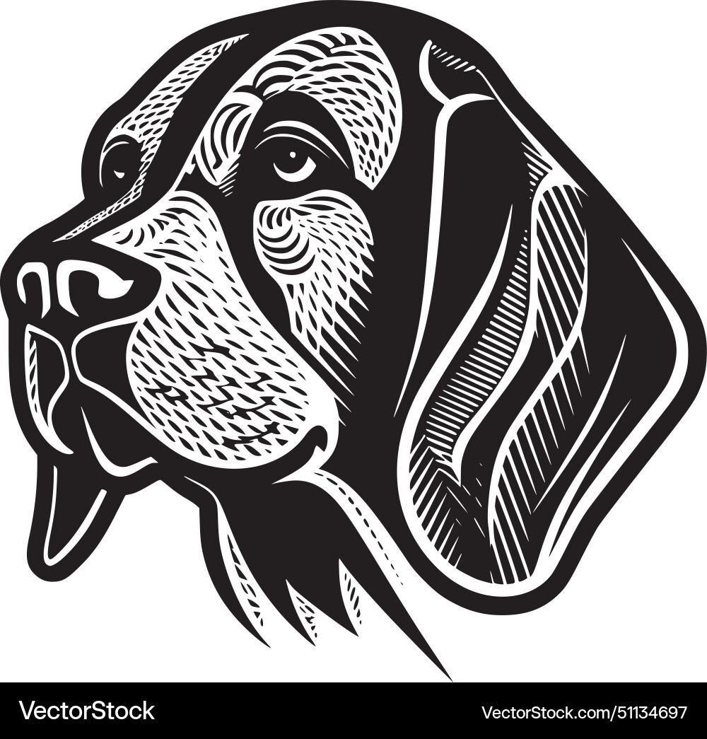 Beagle - high quality logo ideal for t-shirt Vector Image