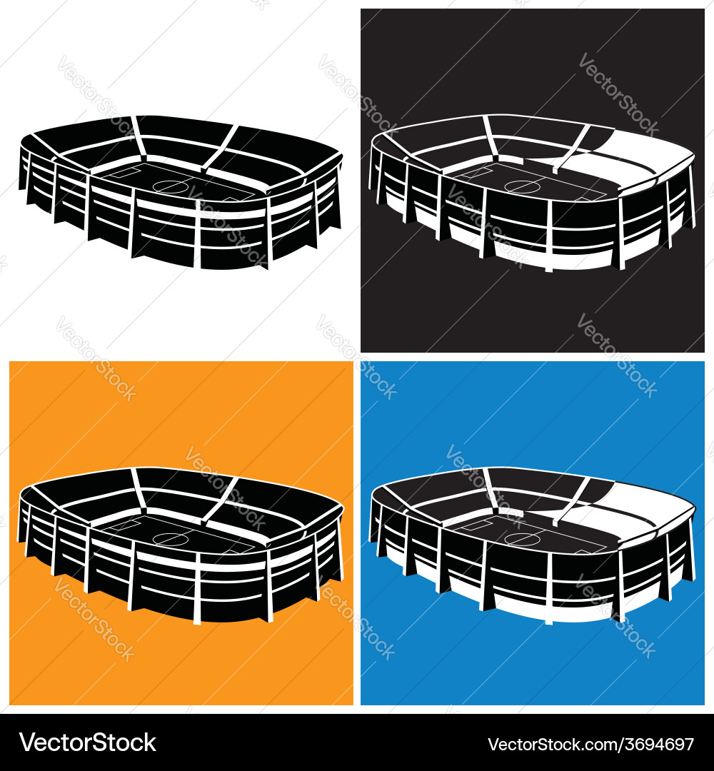 Stadium symbol Royalty Free Vector Image - VectorStock