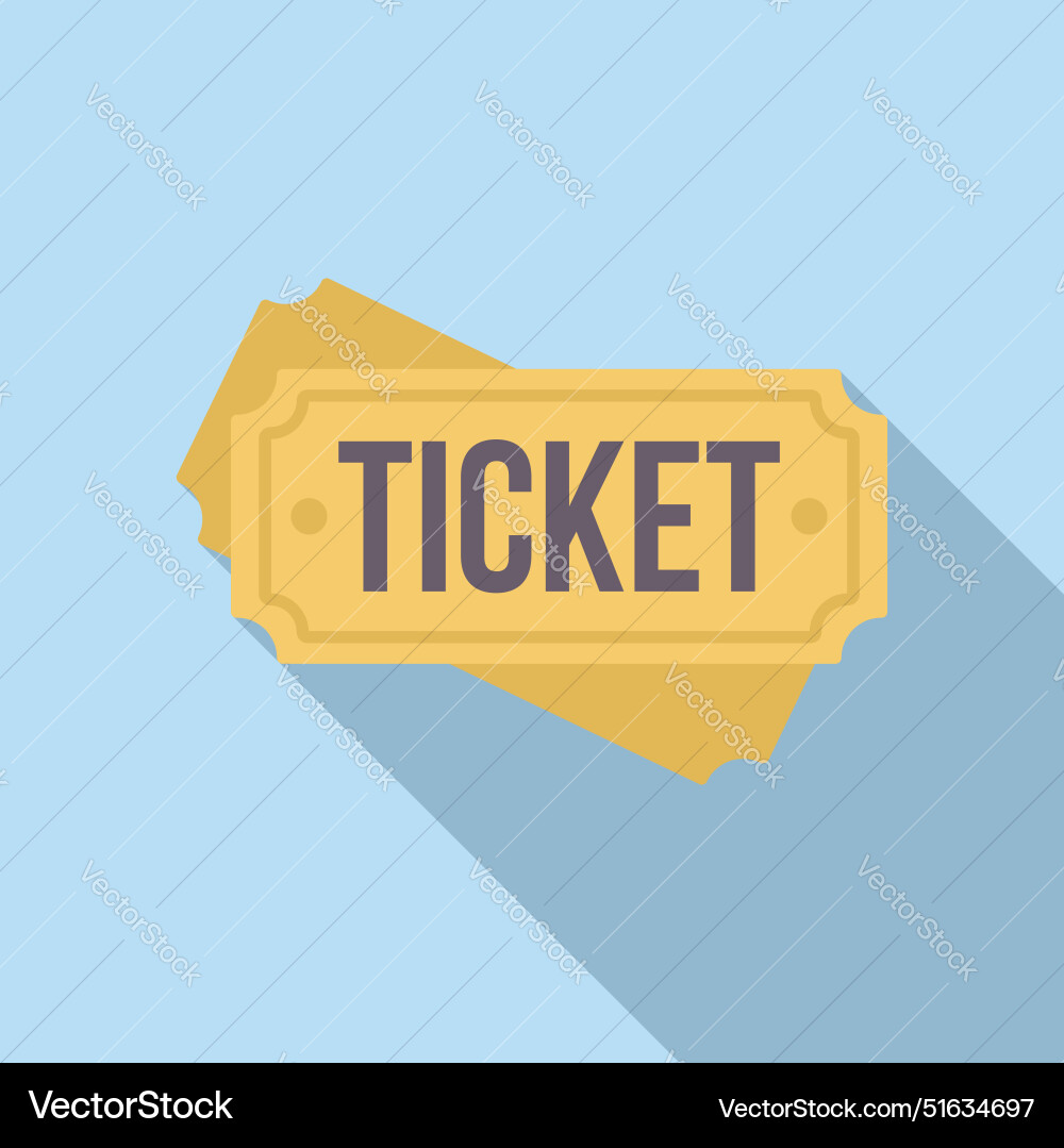 Two tickets lying over each other with long shadow