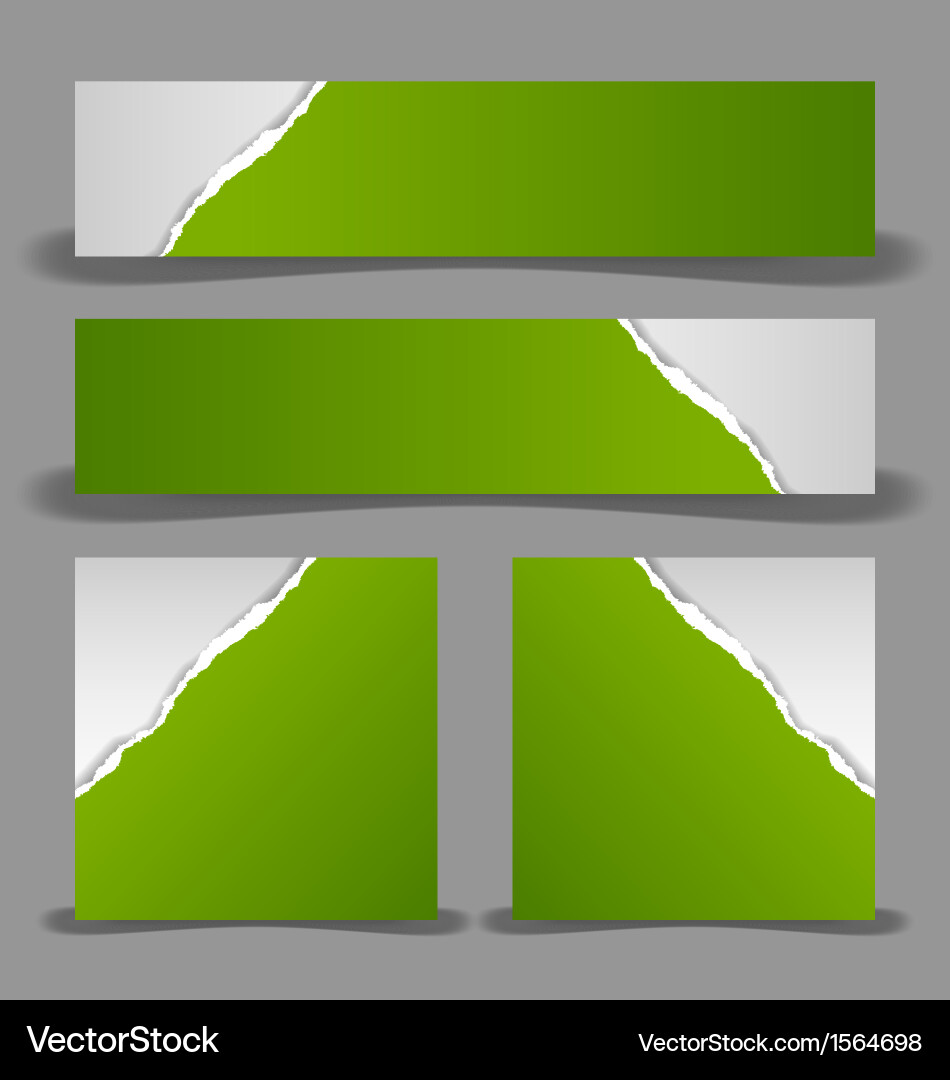 Ripped Papier-Banner Lizenzfreies Vektorbild