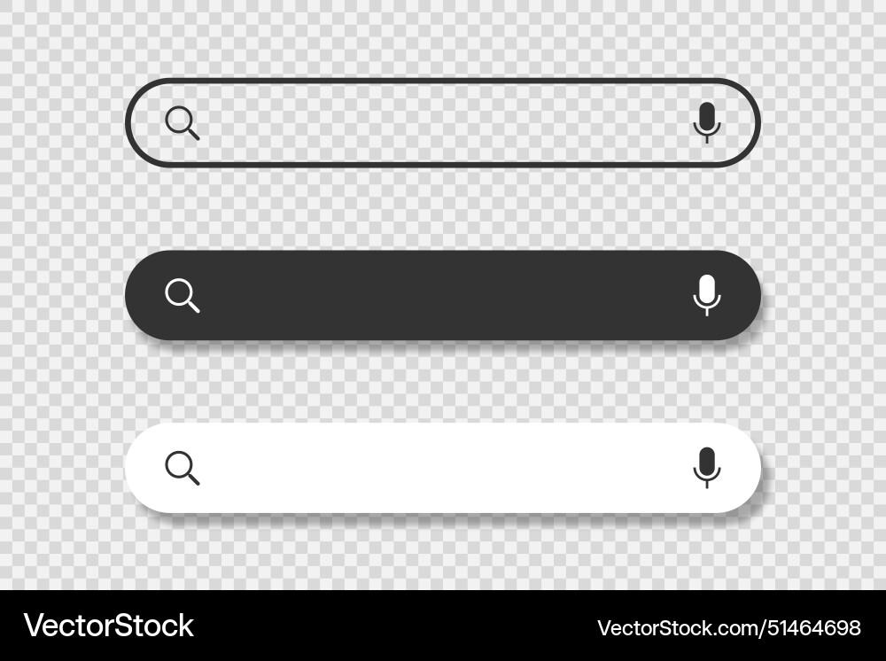 Suche Bar-Symbole für ui hier Lizenzfreies Vektorbild