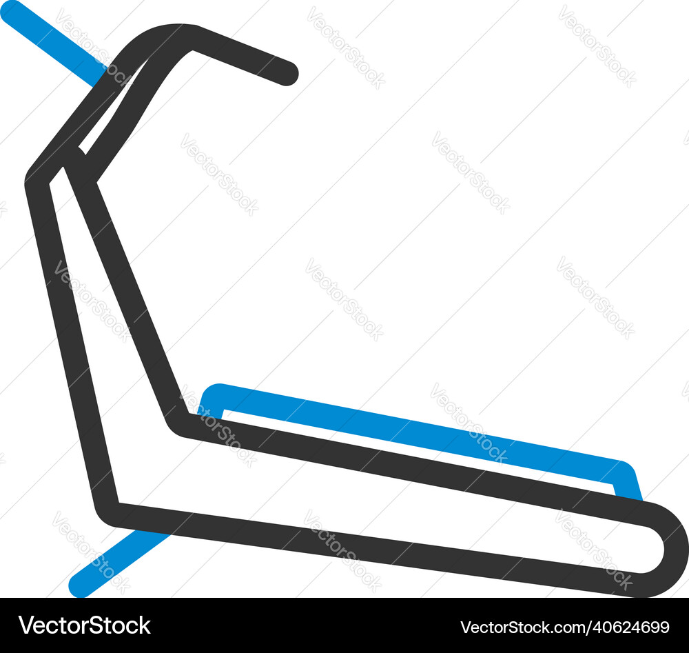 Icon of treadmill Royalty Free Vector Image - VectorStock