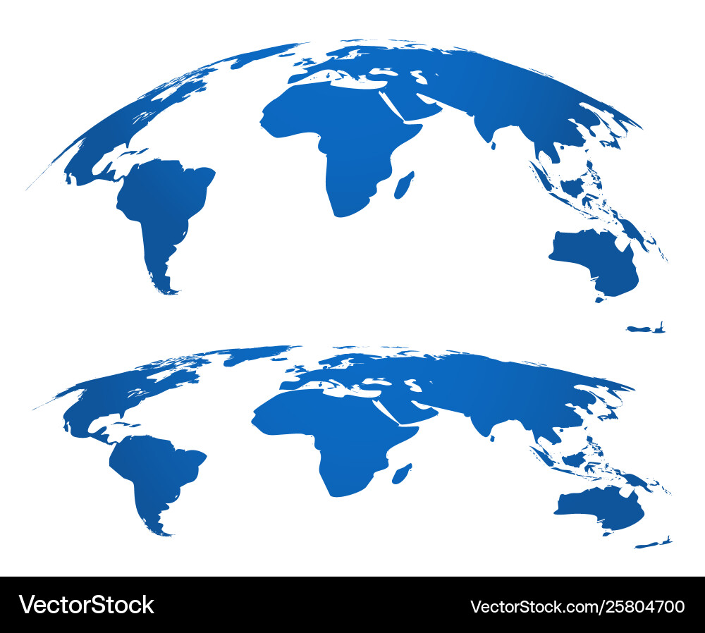 Map globe 3d world maps graphic geography atlas Vector Image