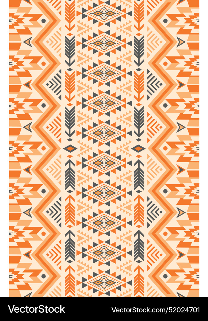 Abstract ethnic tribal native pattern wallpaper Vector Image