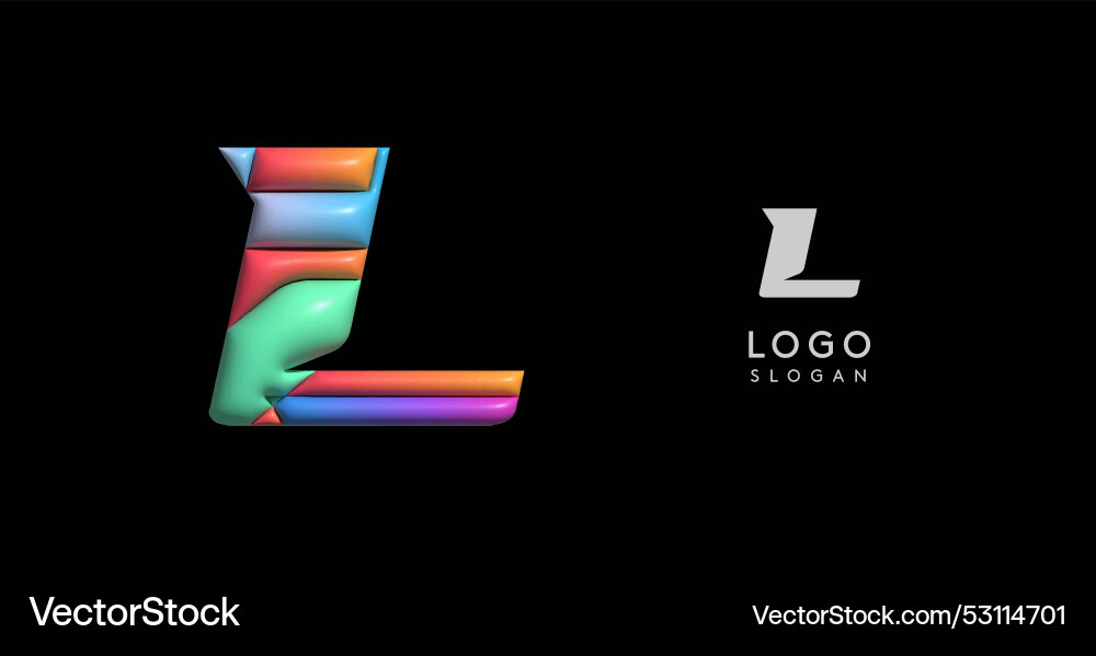 L 3d Vector Images (over 1,700)