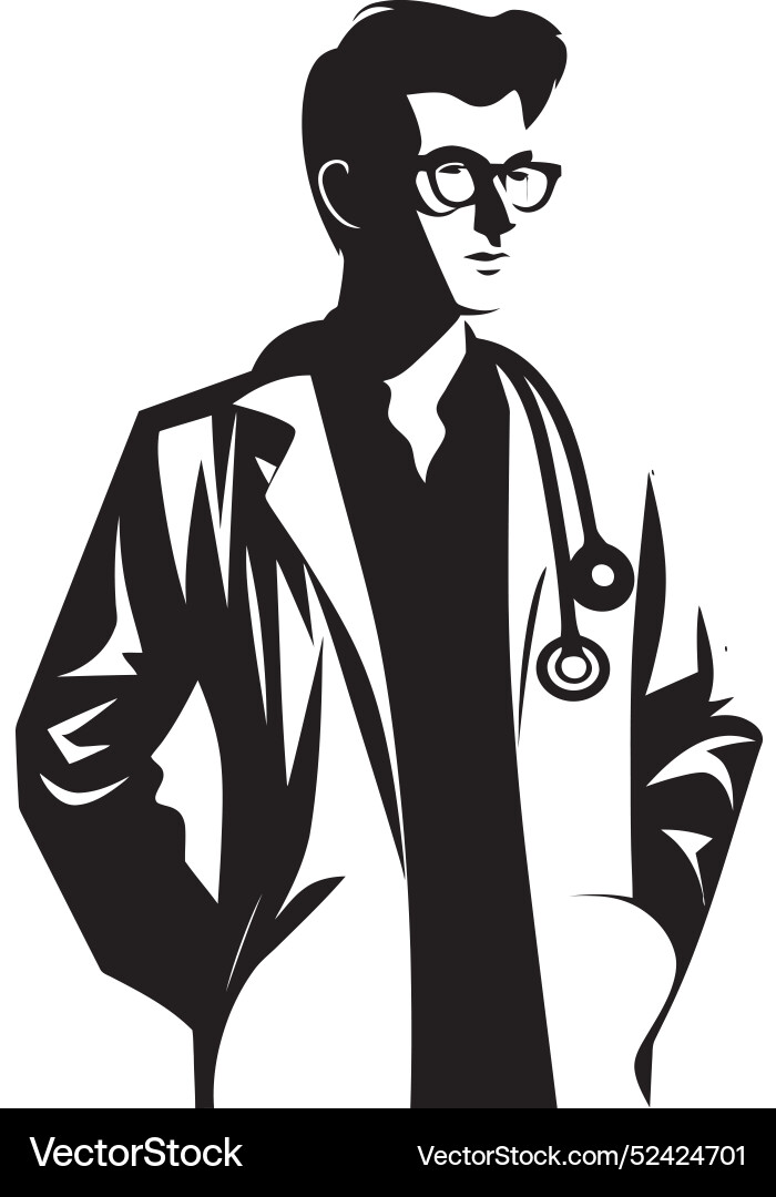 Visual prescription doctors medicine Royalty Free Vector