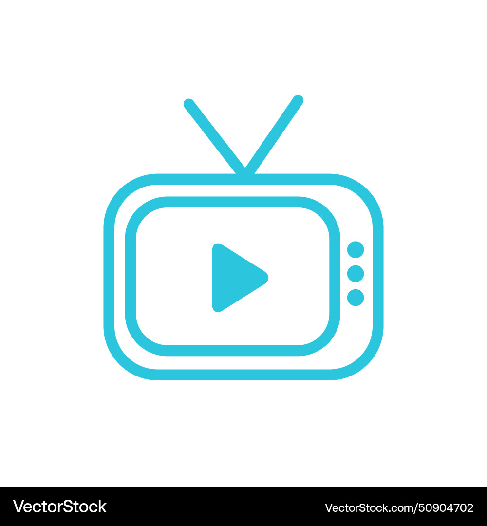 Reality retro tv isolated on white background Vector Image