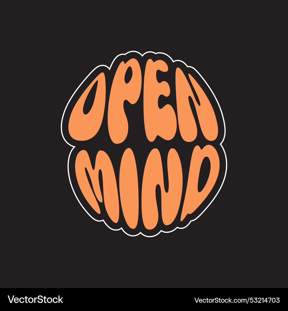 Open mind Royalty Free Vector Image - VectorStock