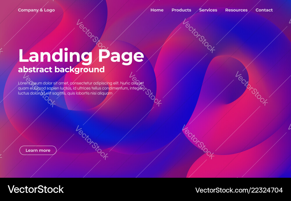 Abstract Fluid Background Royalty Free Vector Image