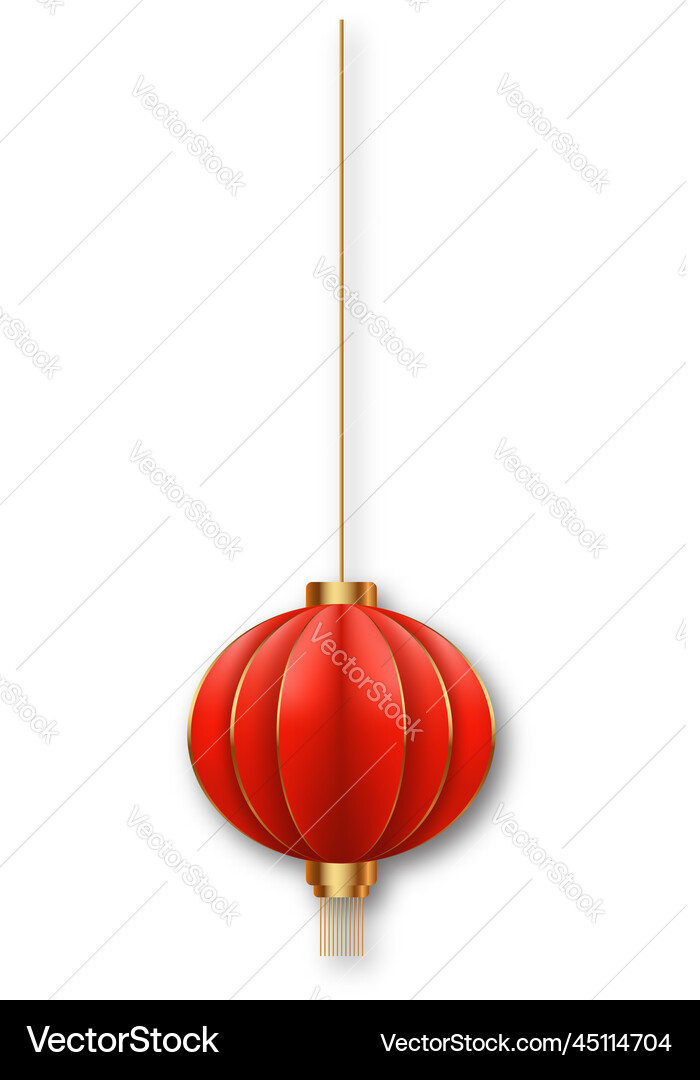 Chinese lunar new year lantern Royalty Free Vector Image