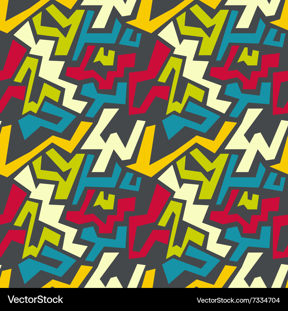 Irregular Geometric Pattern Royalty Free Vector Image