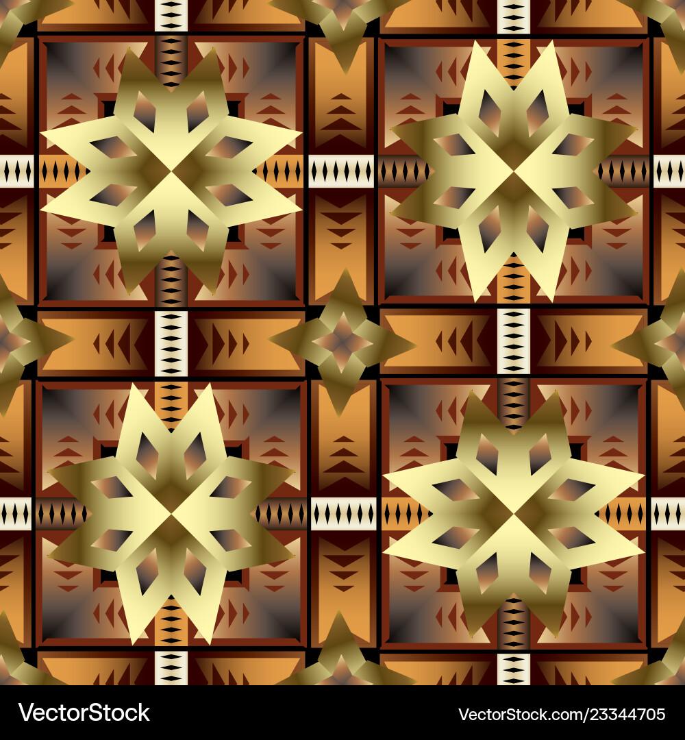 Native Geometric Tribal Pattern Royalty Free Vector Image