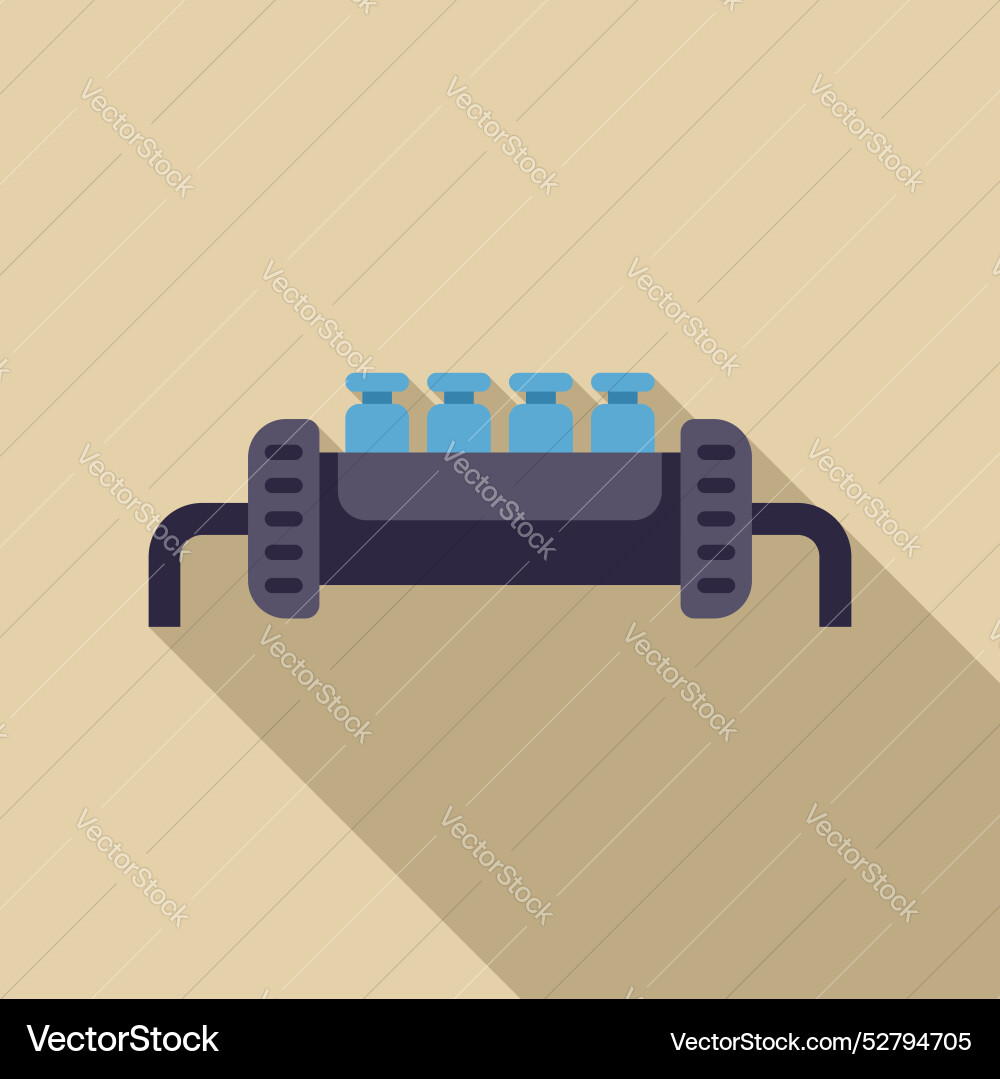 Water treatment system purifying Royalty Free Vector Image