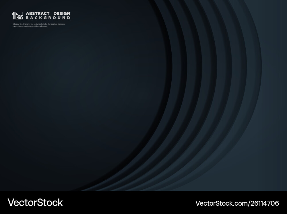 Abstract gradient blue tech template modern Vector Image