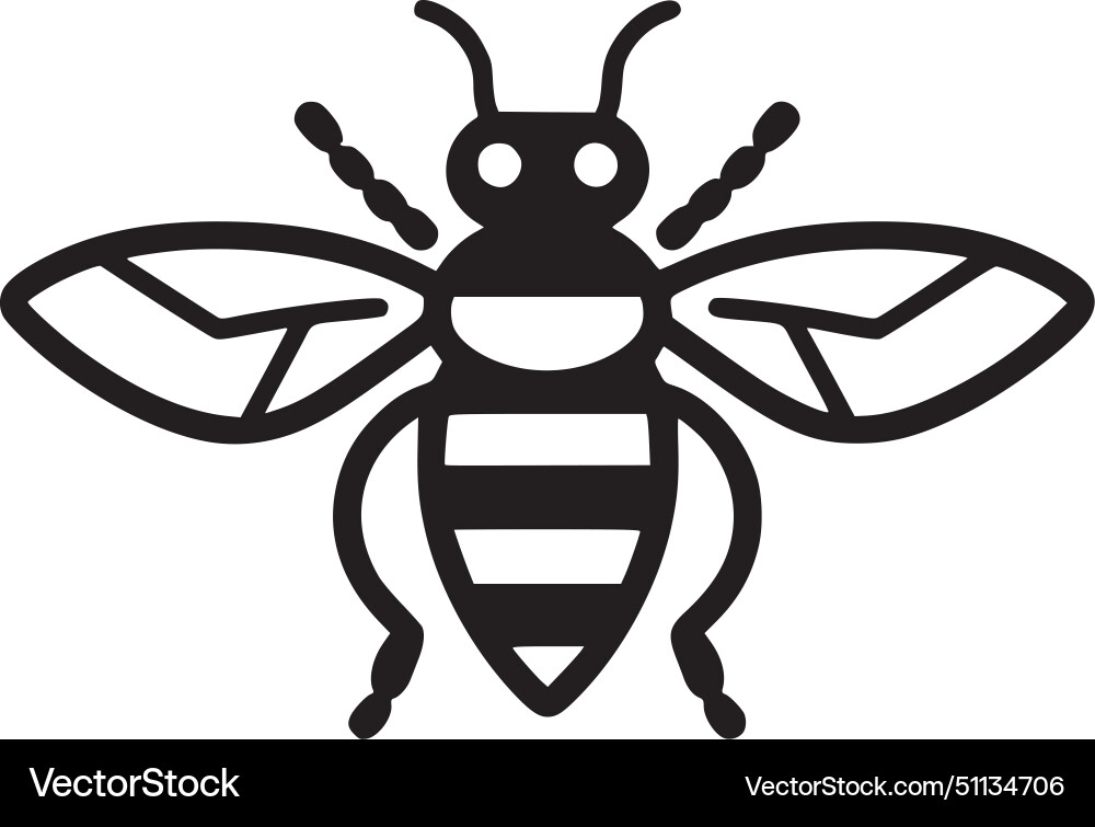 Bees - high quality logo - ideal for t-shirt Vector Image